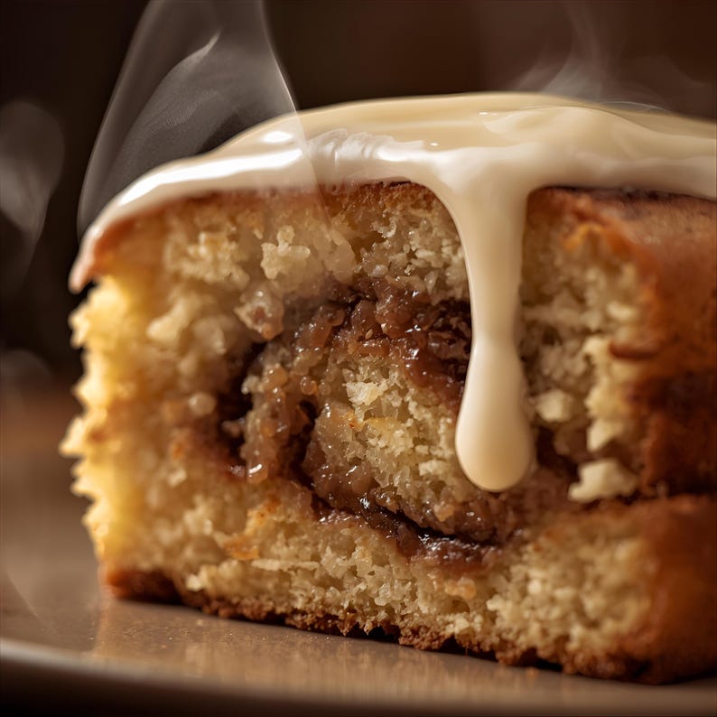 Gooey Cinnamon Roll Sheet Cake Tutorial | Easy Brunch Baking Mix ...