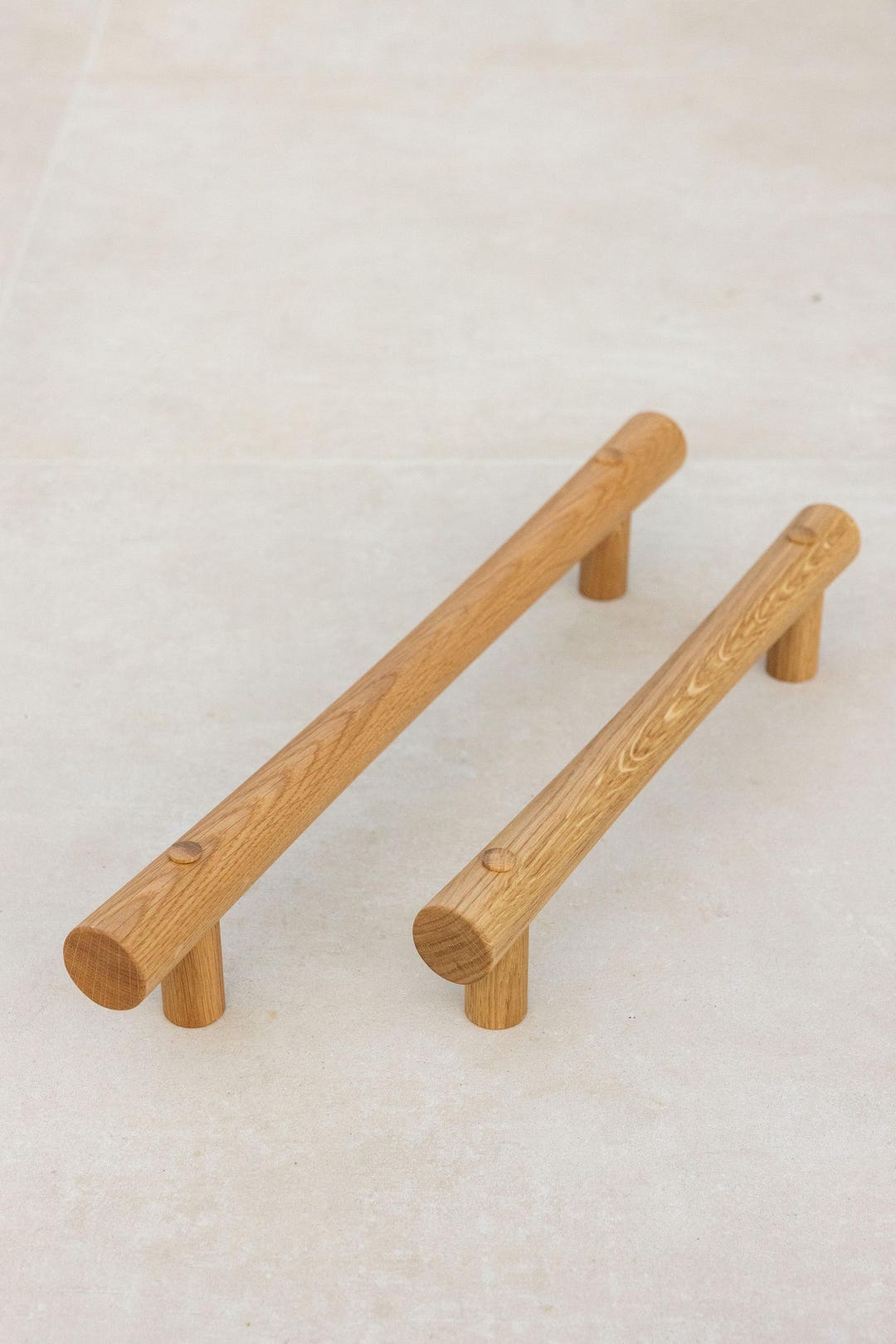 Solid Oak Wooden Grab Rail 450mm | Handmade Home Support - Etsy