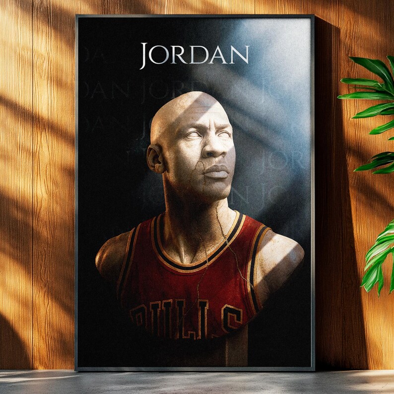 Michael Jordan THE GOAT Poster: Exclusive Print to the NBA Legend - Etsy