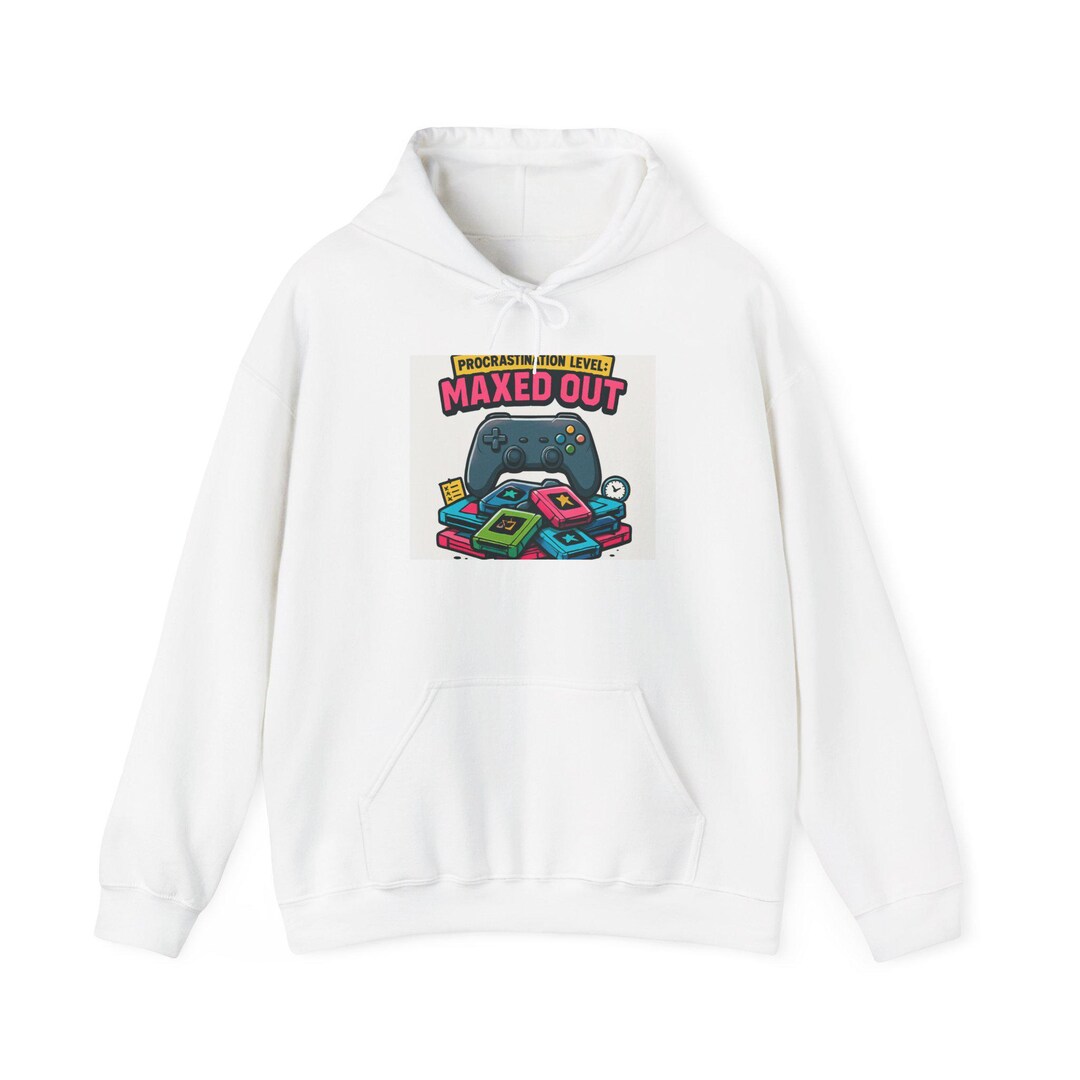 Maxed Out Retro Game Controller Hoodie - Etsy