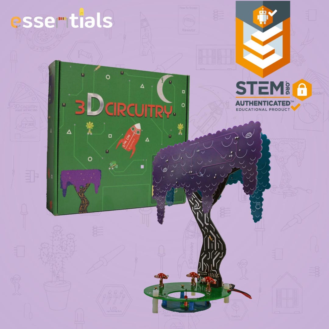 3D Circuitry Tree Kit | Learn Soldering & Electronics | STEM ...