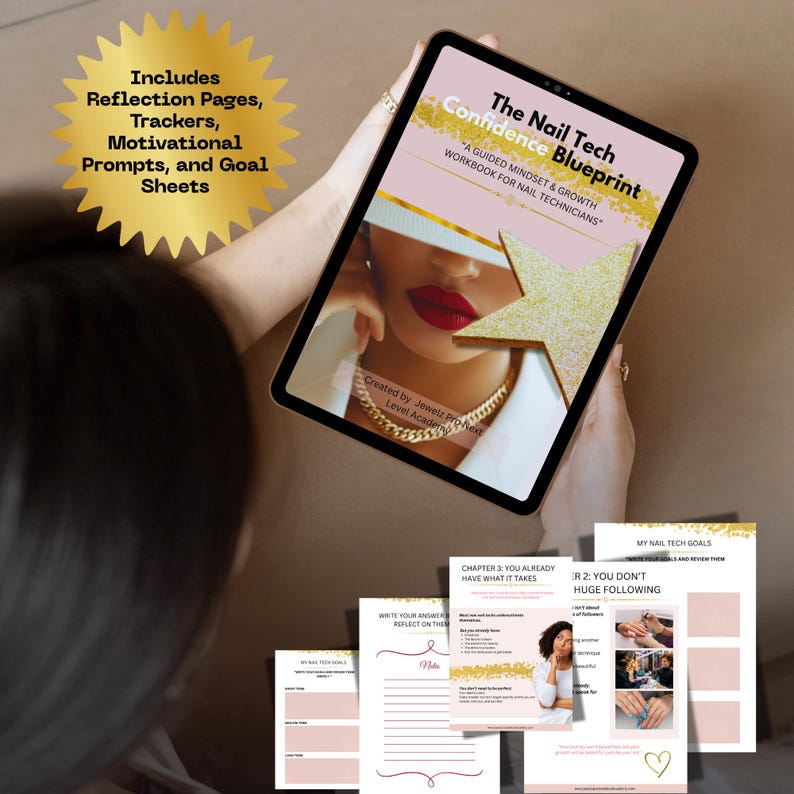Nail Tech Workbook for Beginners | Confidence Builder, Mindset Journal ...