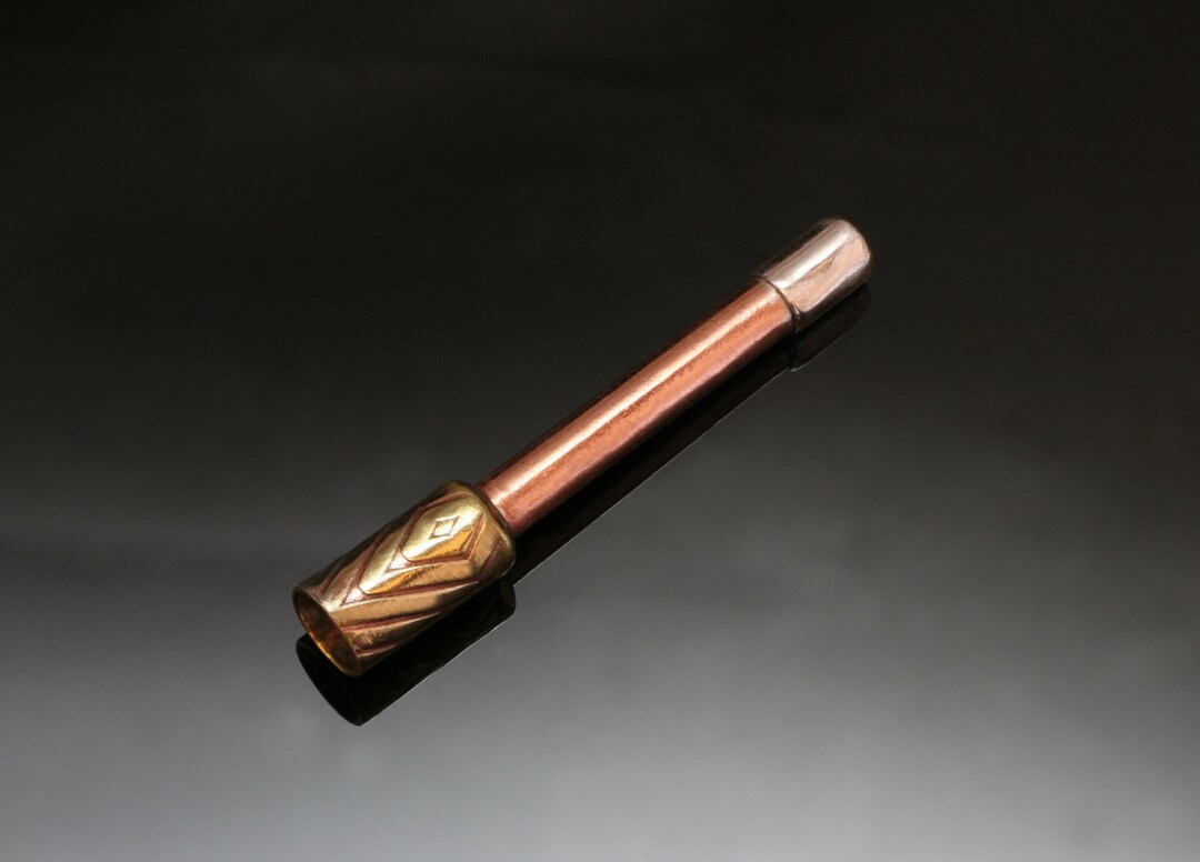 Smoking Pipe Toker, Silver Copper Brass, High Quality, Minimalist ...