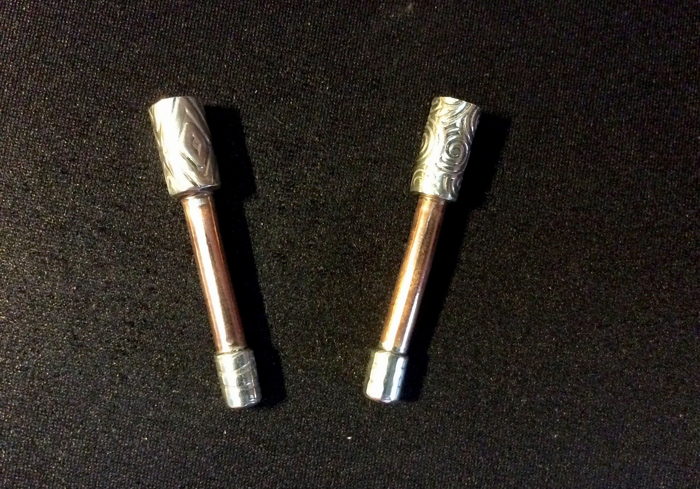Smoking Pipe Toker, Silver Copper Brass, High Quality, Minimalist ...