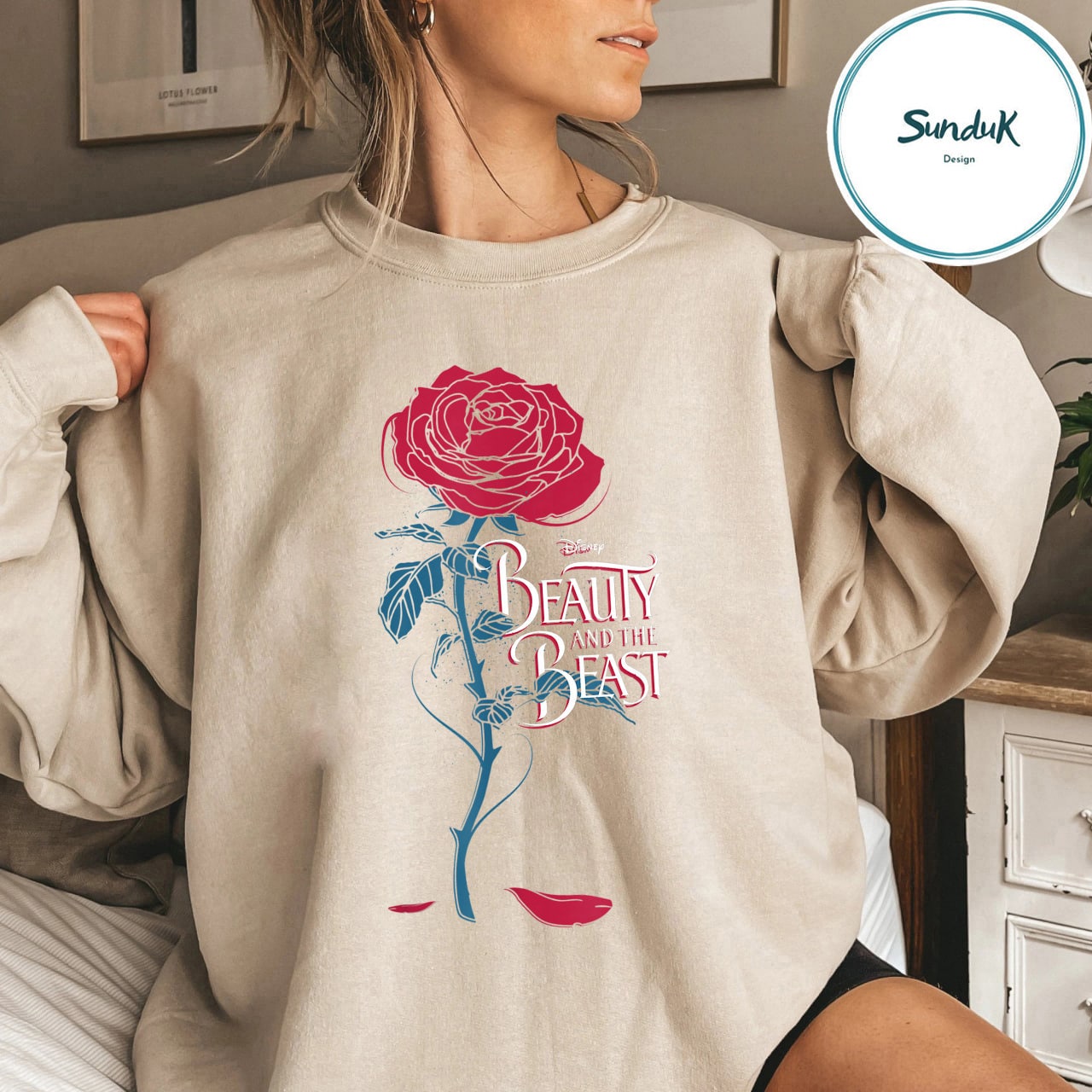 Disney Beauty And The Beast Sweatshirt sold by Irfan Butt | SKU ...