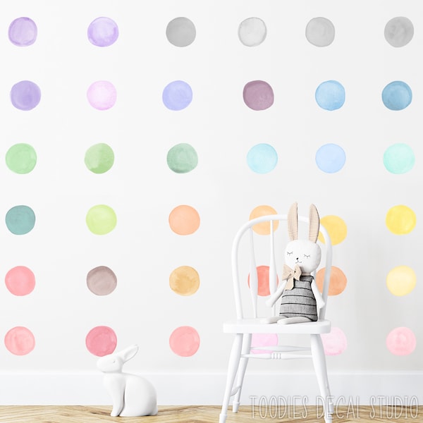 Pastel Dot Fabric - Etsy
