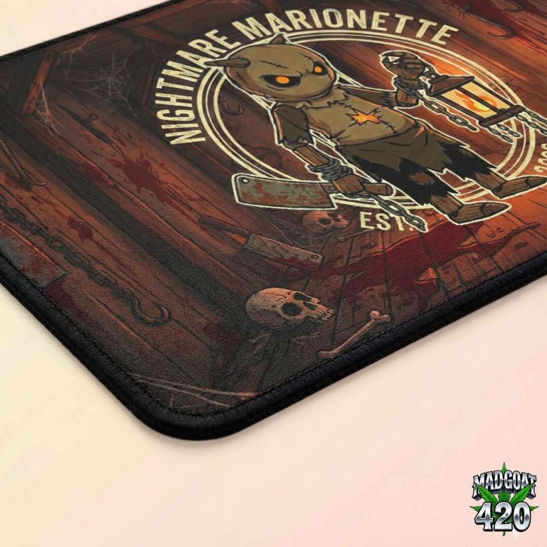 Nightmare Marionette Horror Desk Mat - Etsy