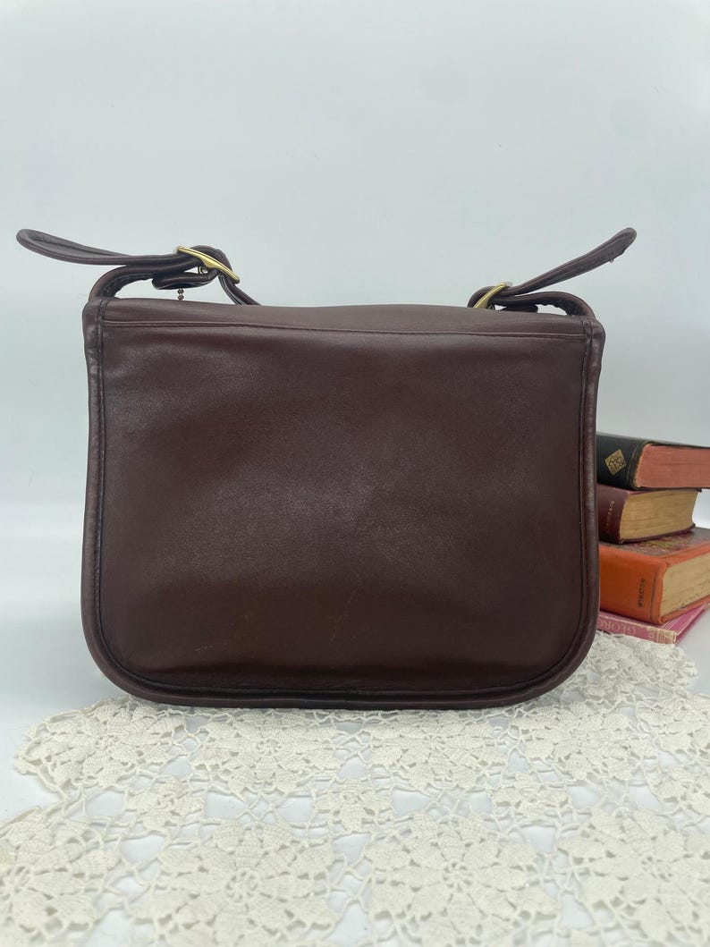 Vintage Coach Mahogany Classic Shoulder Bag - Style 9170 - Etsy
