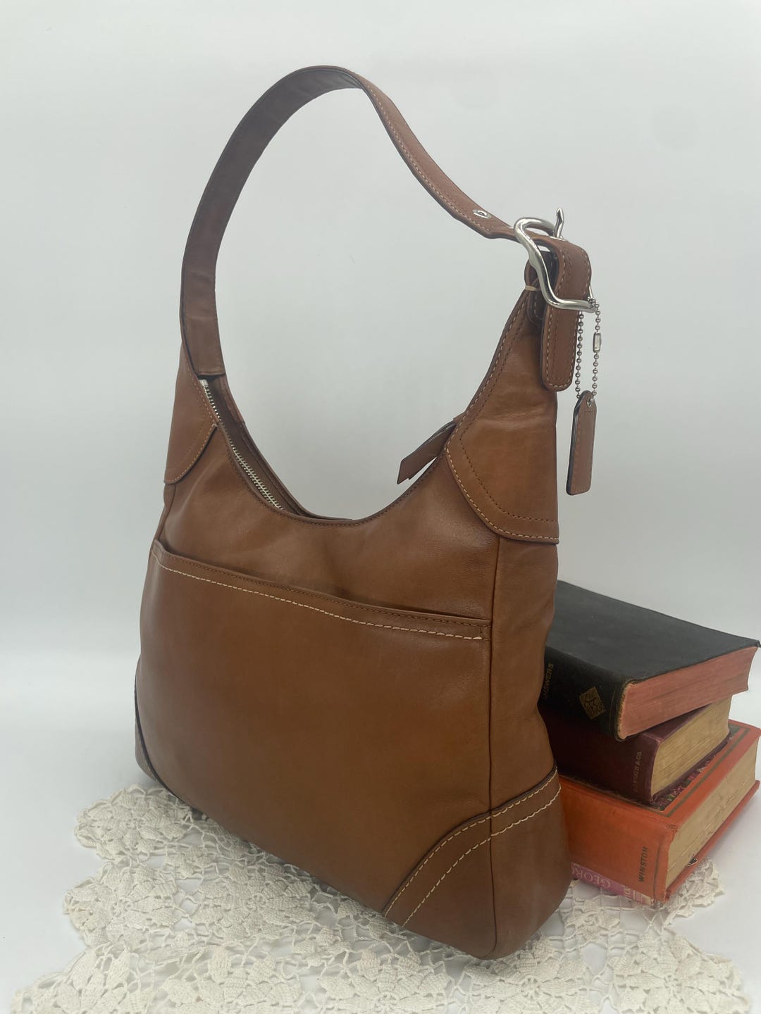 Vintage Coach British Tan Hamilton Hobo - Style F10280 - Etsy