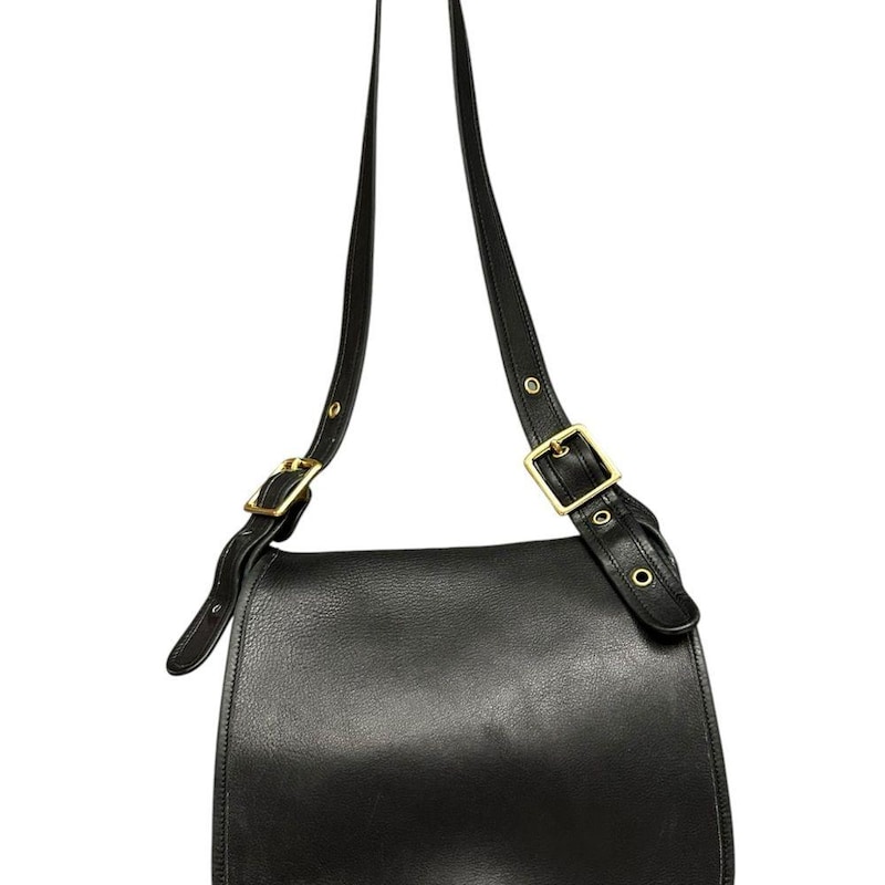 Flap Black Coach Handbags - Etsy