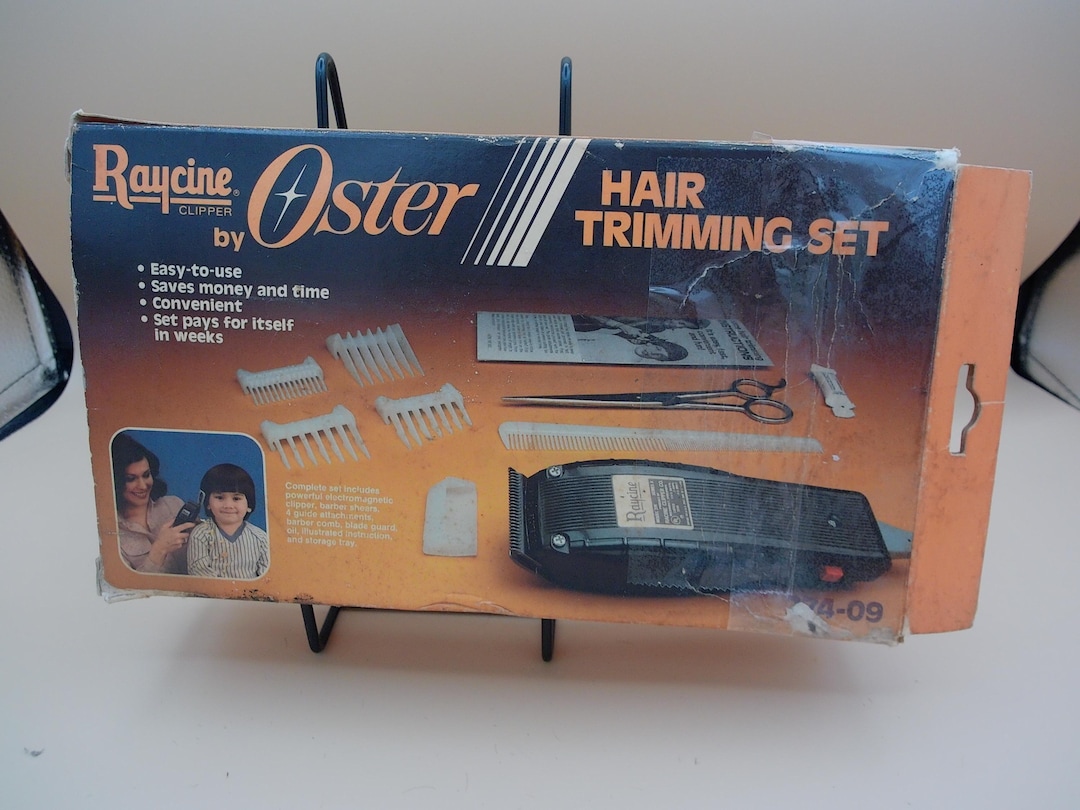Vintage Raycine Clipper by Oister Hair Trimming 6 Piece Set, Corded - Etsy