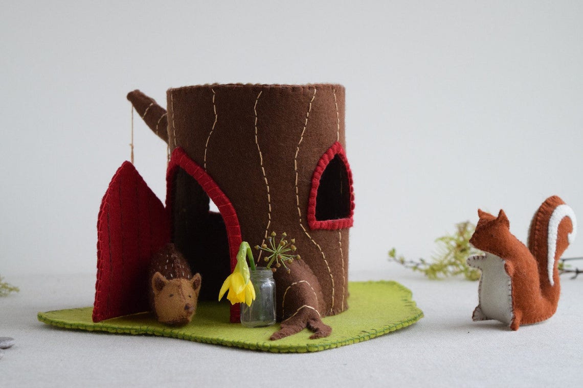 PDF Sewing PATTERN - Log House Sewing Pattern - DIY Embroidery Sewing ...