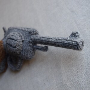 PDF Knitting PATTERN - Knitted Revolver PDF Pattern - Knitting Pattern ...