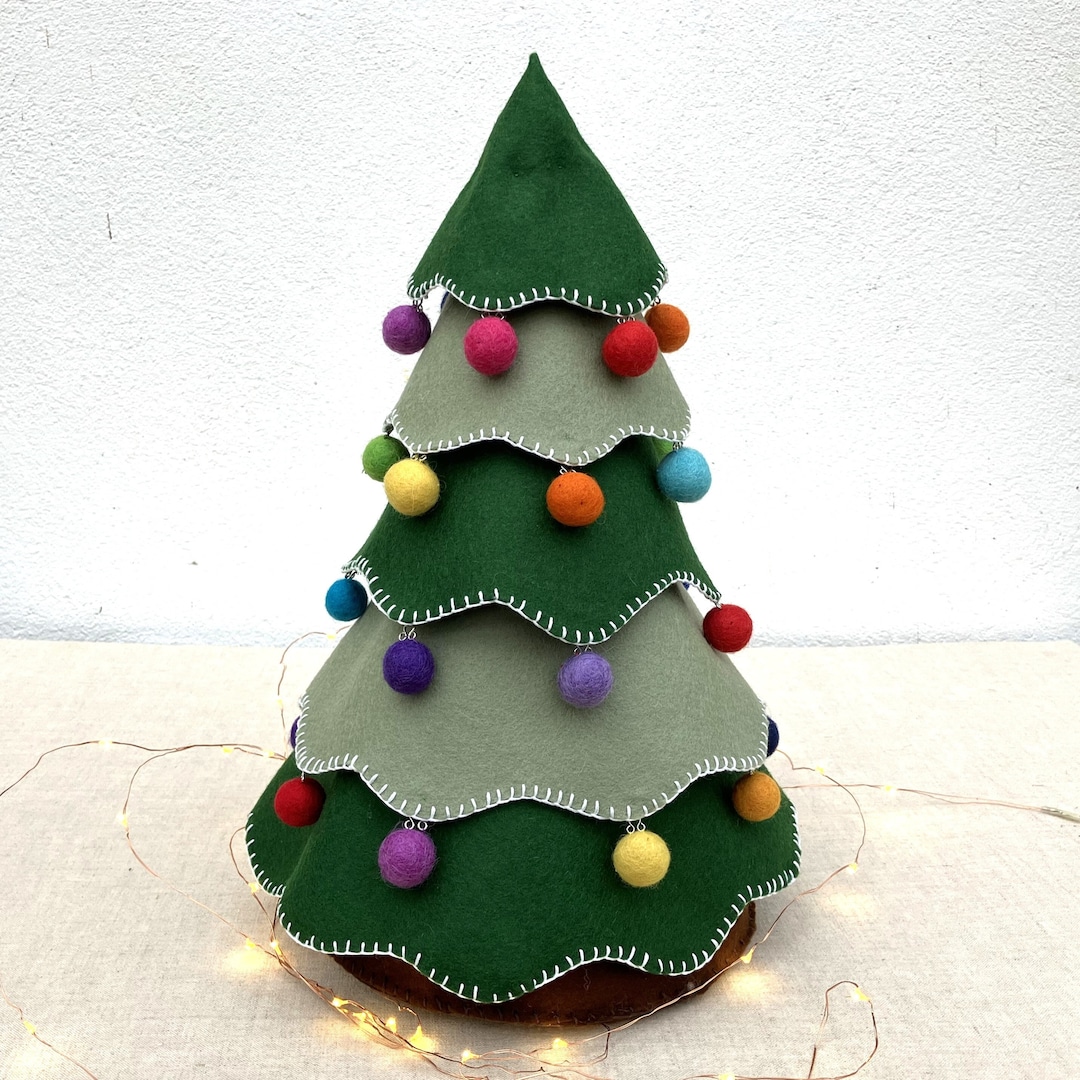 PDF Sewing PATTERN - Large Felt Tree Sewing Pattern – DIY Hand Sewing ...