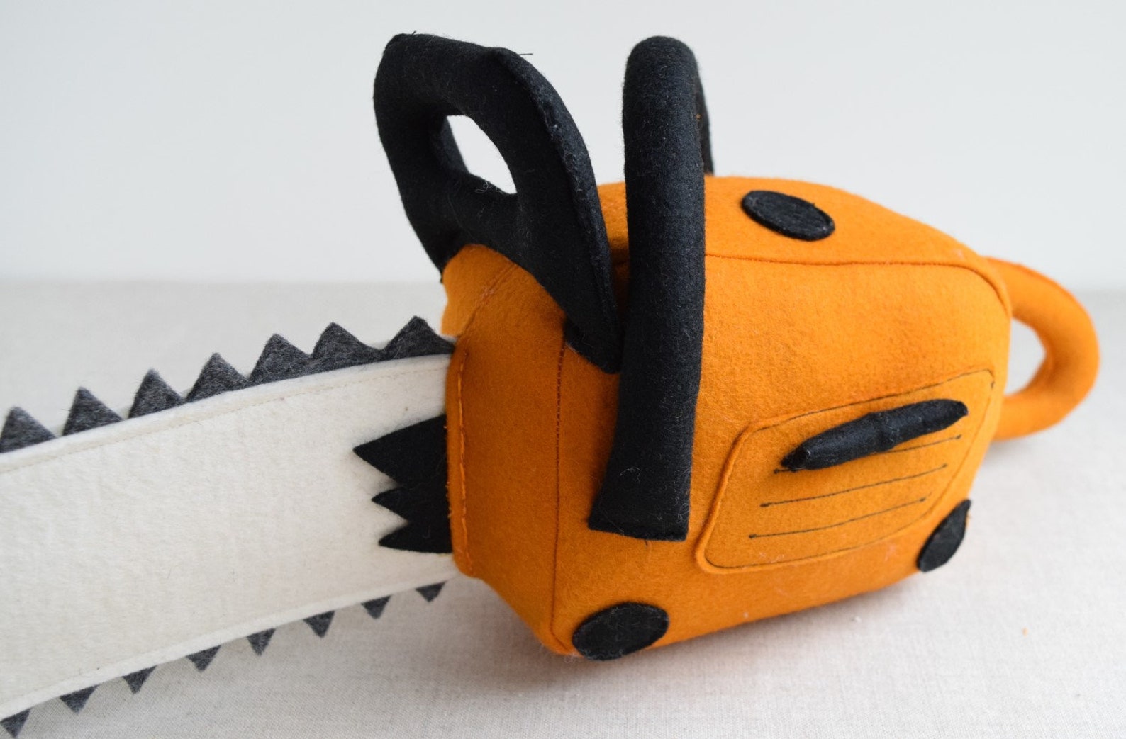 PDF Sewing PATTERN - Chainsaw Felt Soft Toy Tutorial - DIY Plush Toy ...