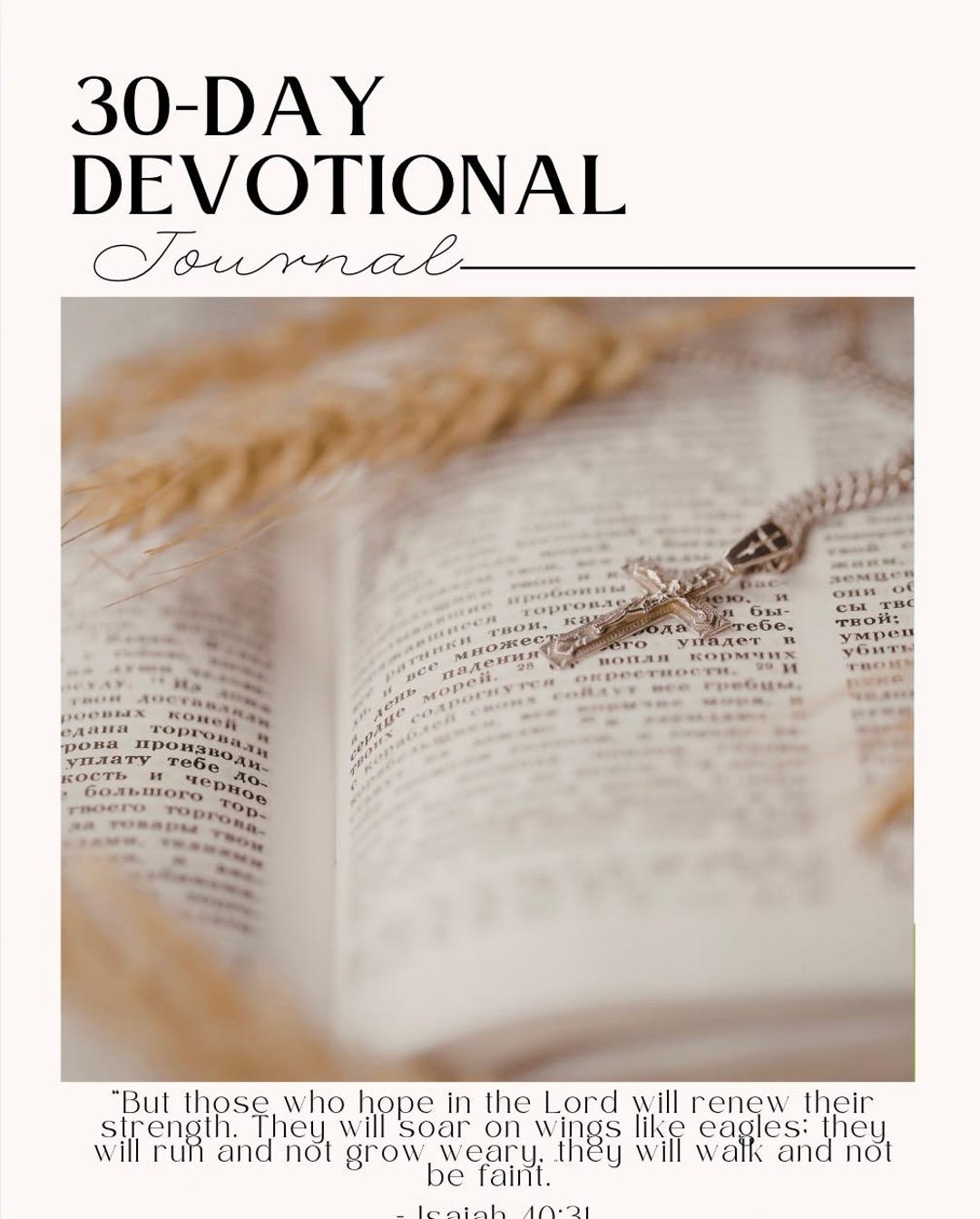 30 Day Devotional- Digital - Etsy