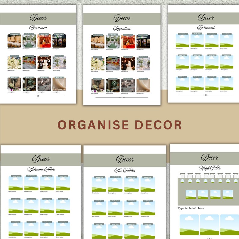 Elegant Wedding Binder Template | Editable Canva Planner (digital ...
