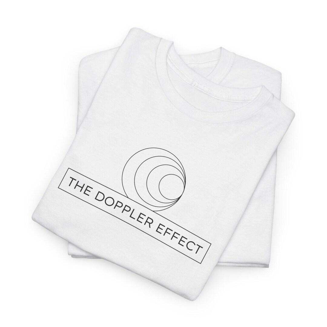 The Doppler Effect Tee | Minimal Wave Sound Physics Shirt - Etsy