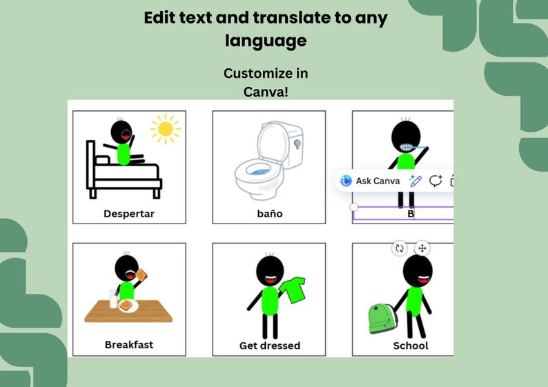 Morning Routine Printable for Kids | Autism & Special Needs Visual ...