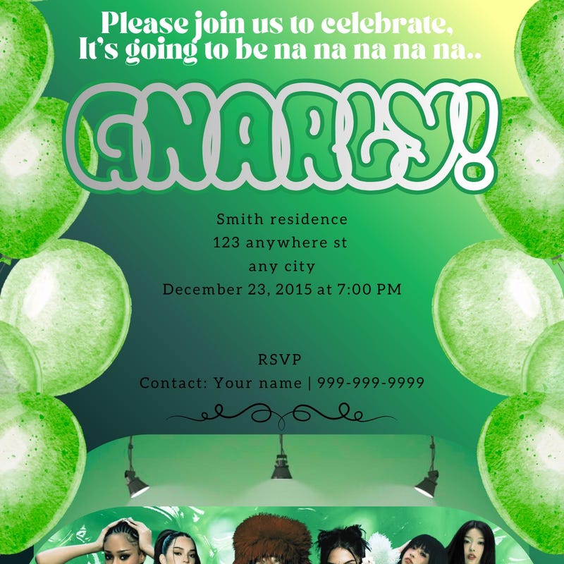 Gnarly Poster Katseye - Etsy UK