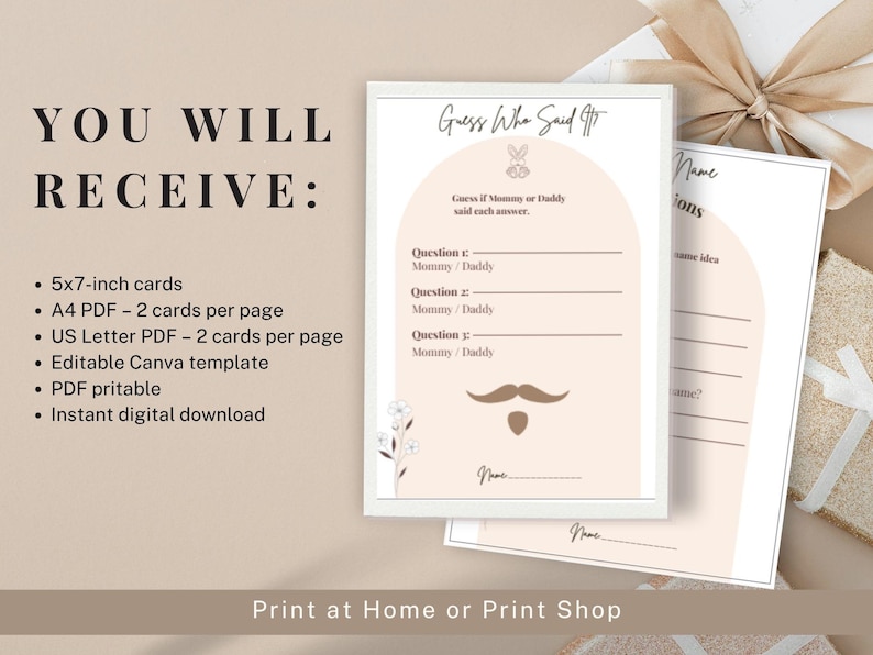 Baby Shower Cards, Printable Baby Shower Games, Diaper Raffle Book ...