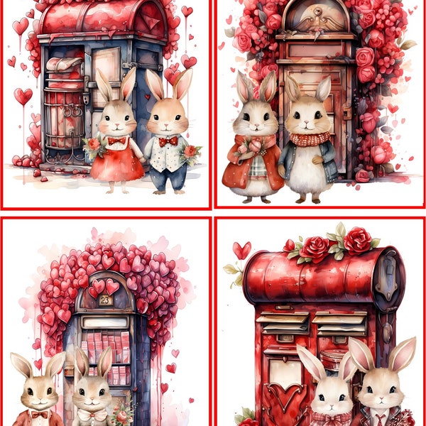 Bunny and Mailbox - Etsy