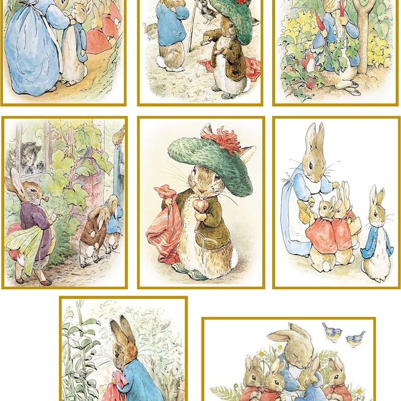 Beatrix Potter Cards - Etsy