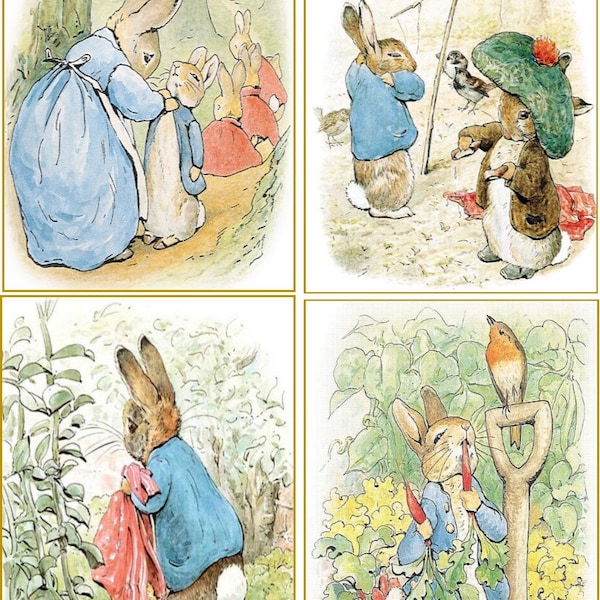 Beatrix Potter Cards - Etsy