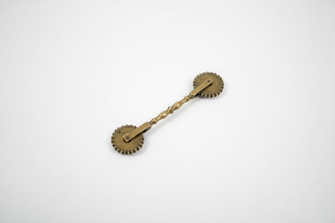 Antique Brass Pastry Crimper – Early 20th Century Hungarian Double ...