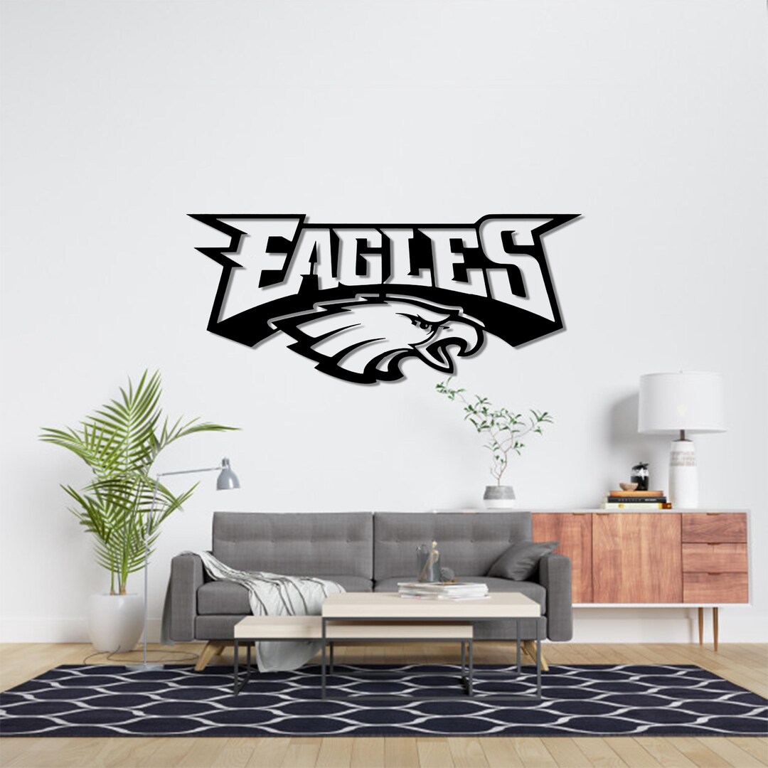 Philadelphia Eagles Wooden Sign | NFL Football Wall Decor | Laser Cut ...