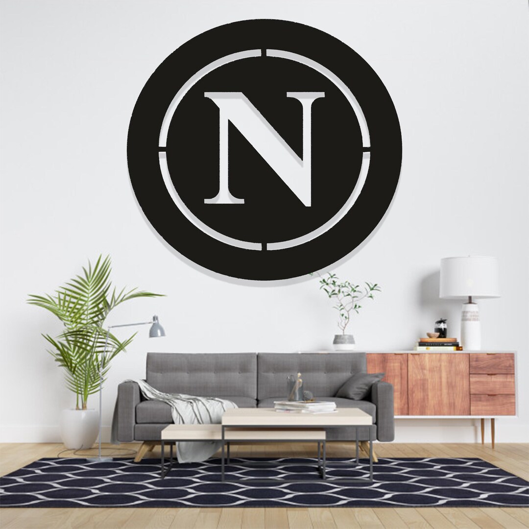 Napoli Sign Wooden | Laser Cut Football Club Decor | Soccer Fan Wooden ...