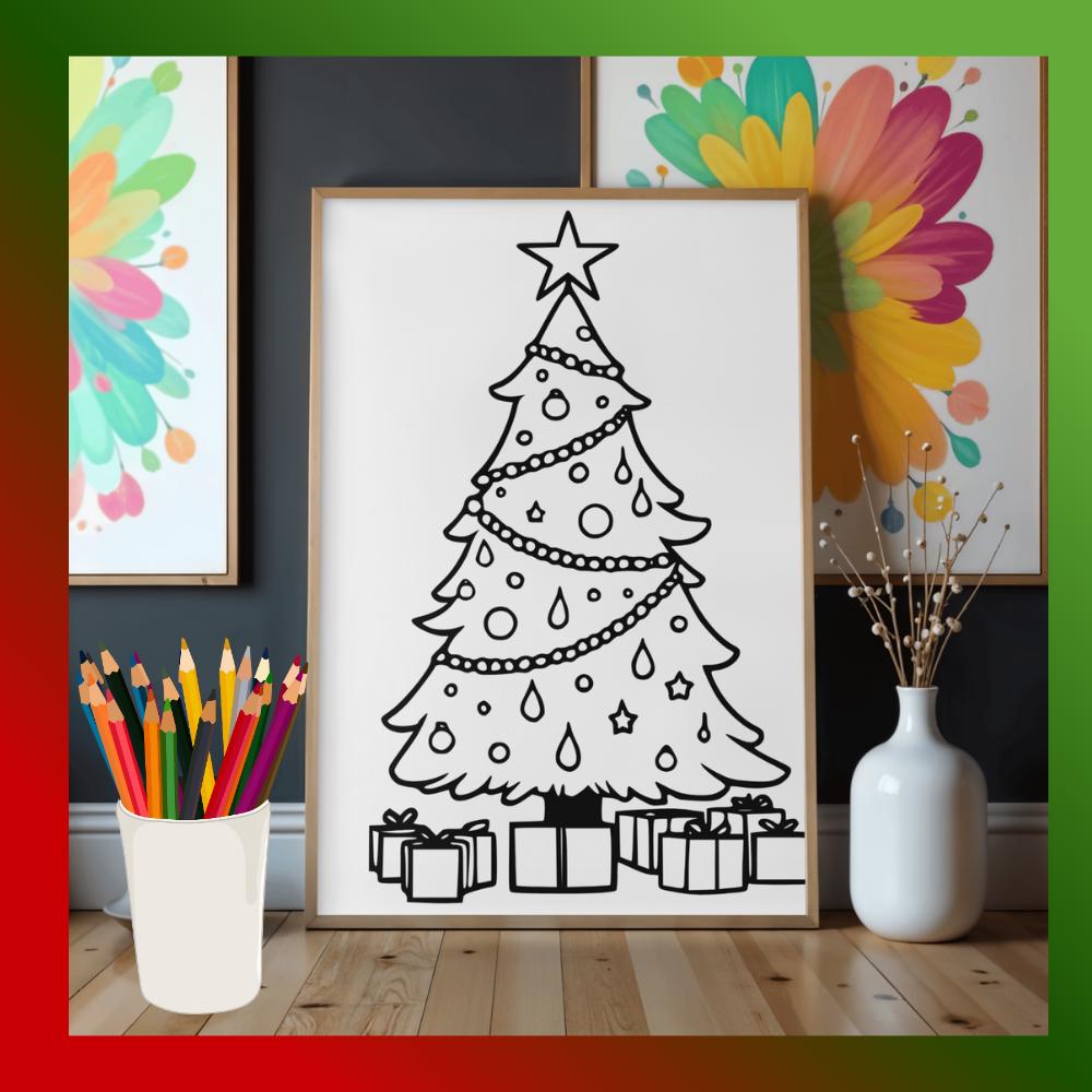 Kids Christmas Coloring Pages-10 Holiday Printable Sheets - Etsy Canada