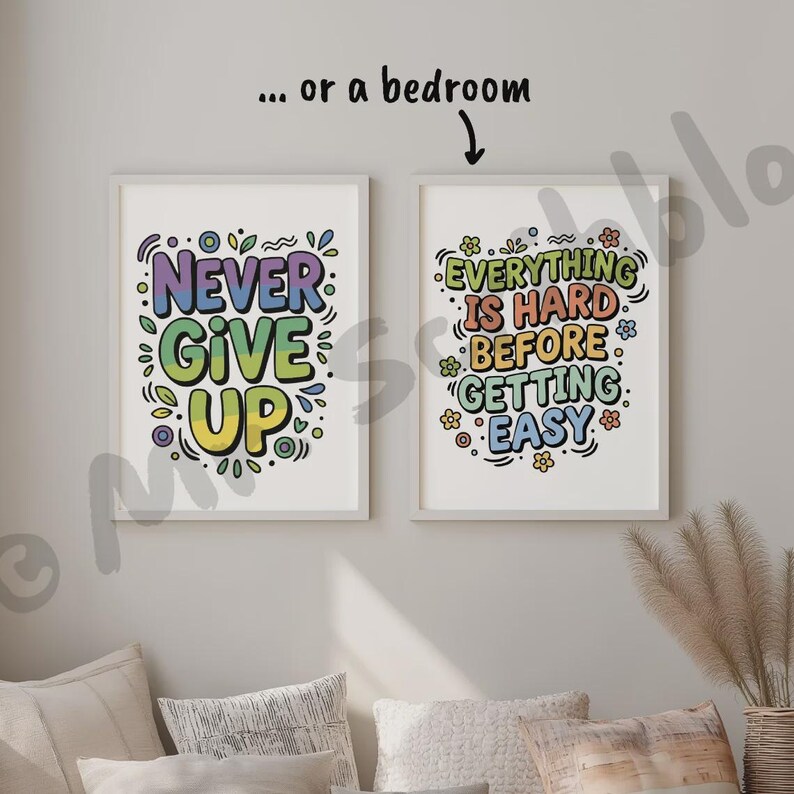 Everything is Hard Before Getting Easy Poster | Motivational Classroom ...