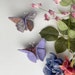 Butterfly Barrettes, Scrappy, Set of 2, Lavender Florals, Unique ...