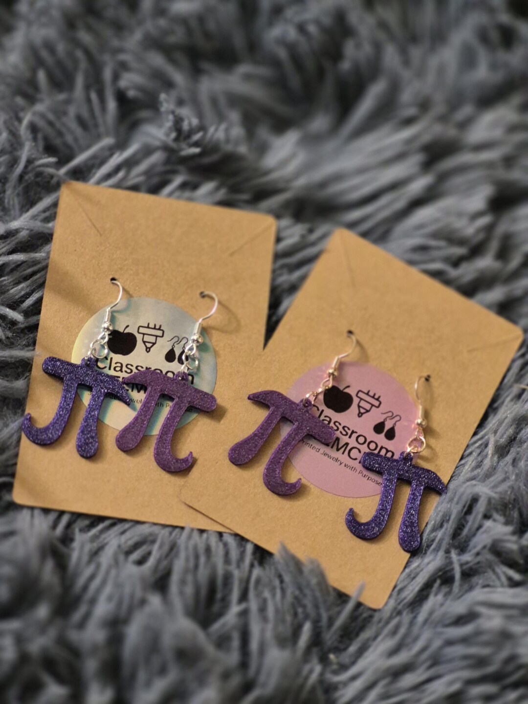 3D Printed Pi Day Earrings | Math Teacher Jewelry | Geek Chic STEM ...