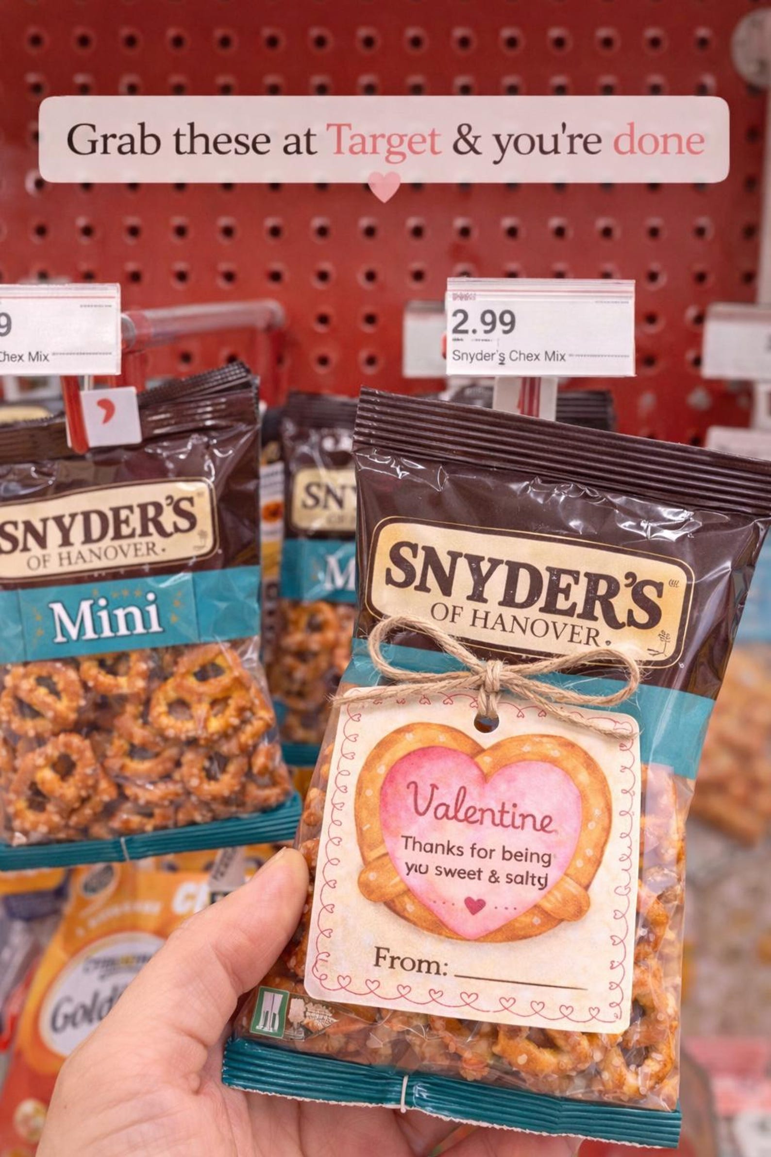 Printable Pretzel Valentine Tags, Classroom Valentines (PDF&PNG) - Etsy
