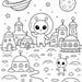 Space Adventure Coloring Sheets | Printable Set - Etsy