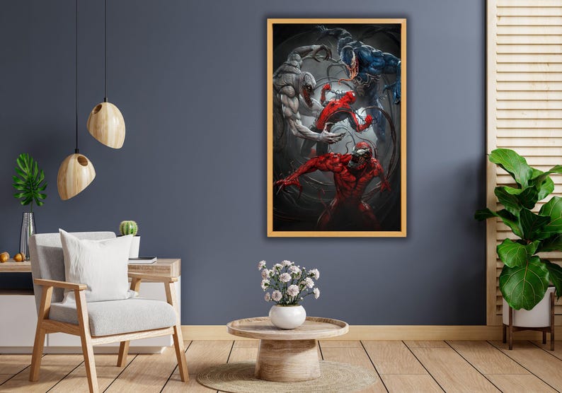 Venom Poster Canvas Wall Art Home Decor - Etsy