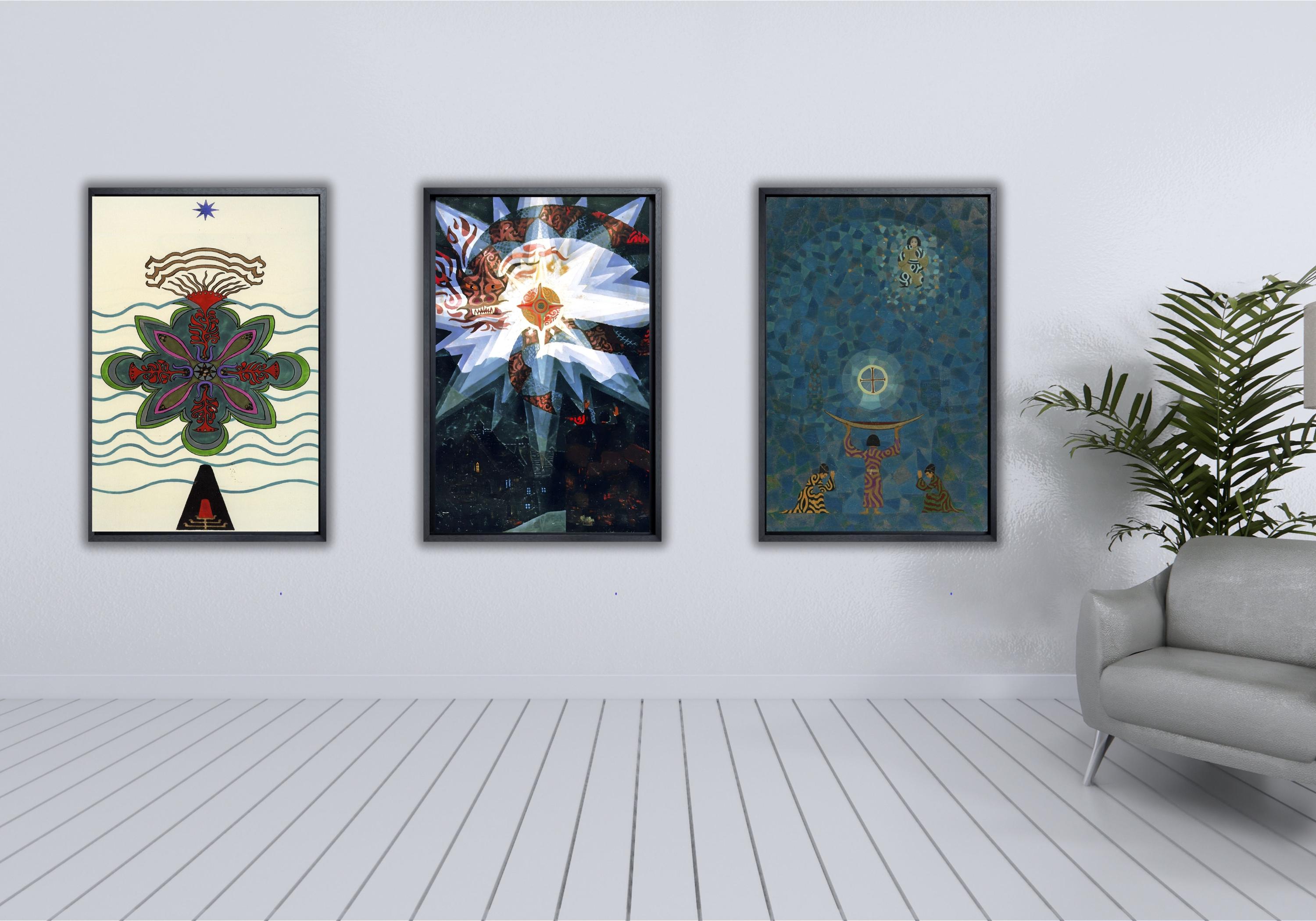 Set of 3 Carl Jung the Red Book the Tree of Life Painting Print, Carl ...