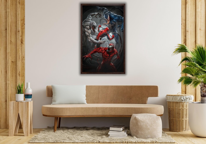 Venom Poster Canvas Wall Art Home Decor - Etsy