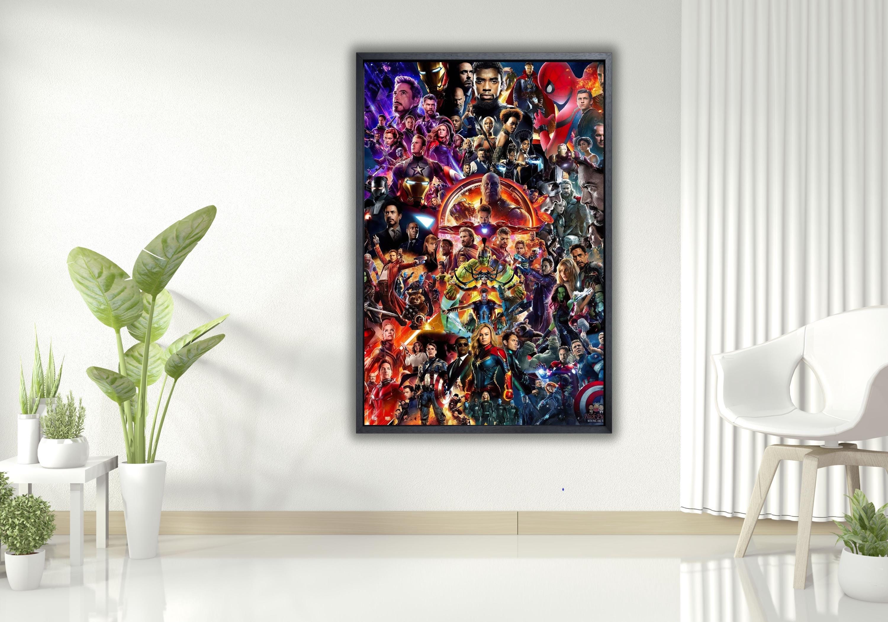 Pôster do filme Os Vingadores em tela para decoração de parede. - Etsy ...