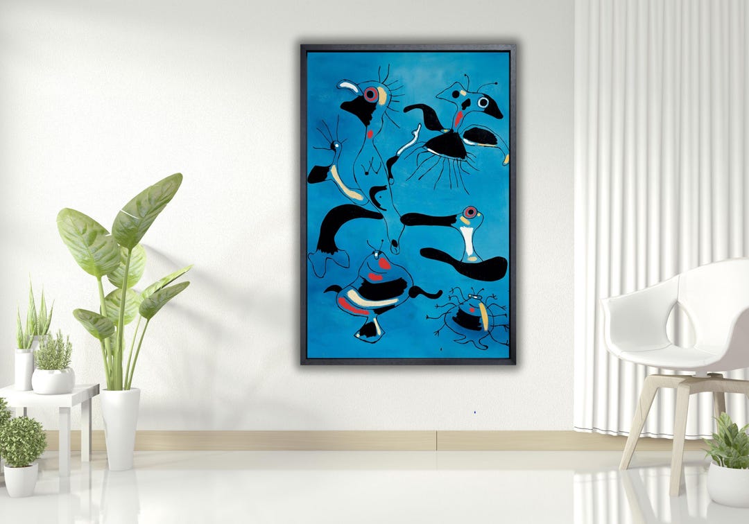 Joan Miró: Birds and Insects (1938) Canvas Wall Art, Fine Art Poster ...