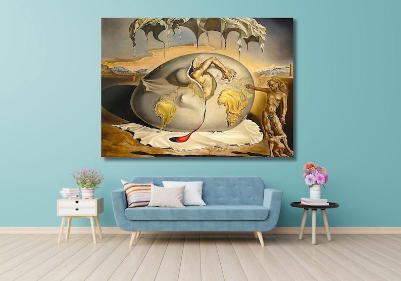 Geopolítica: Criança Observando o Nascimento do Novo Homem, Arte, Tela ...