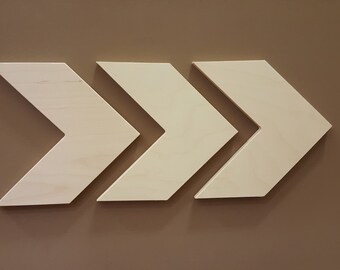 Chevron Wall Decor | Etsy