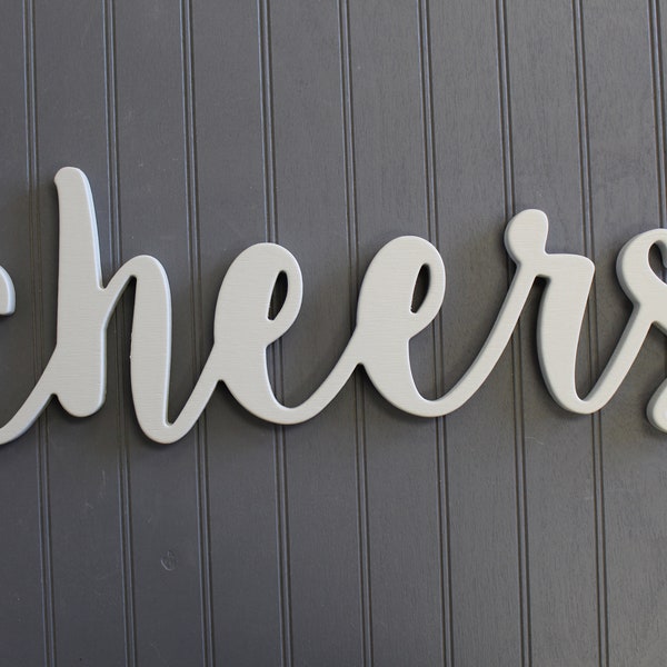 Cheers Sign - Etsy