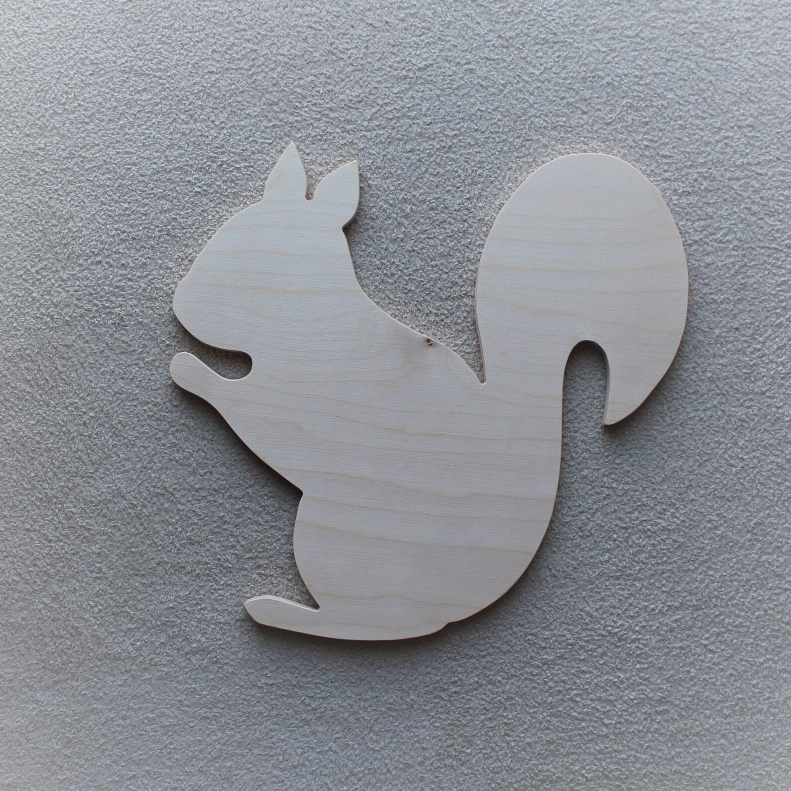 Squirrel Wood Shape Wood Cutout Wood Shape Wooden | Etsy