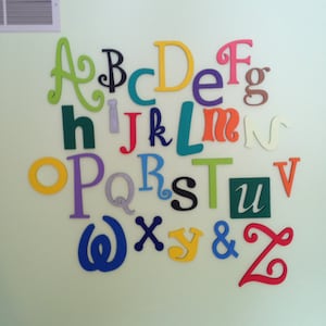 Sale Wooden Alphabet Letter Set Alphabet Wall Decor Hanging - Etsy