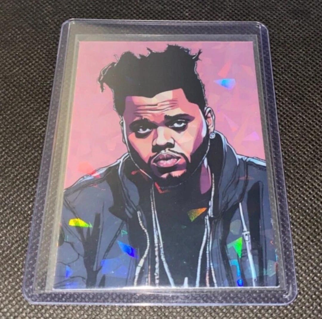 The Weekend Weeknd Custom Rap Holo Refractor Trading Card. Great ...