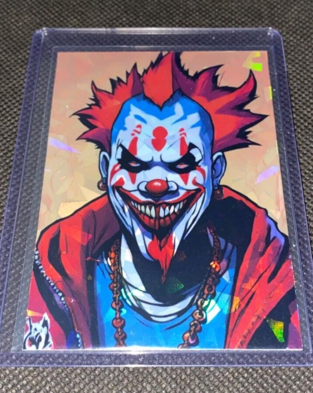 Evil Clown ICP Inspired Custom Holofoil Refractor Prizm Card - Etsy