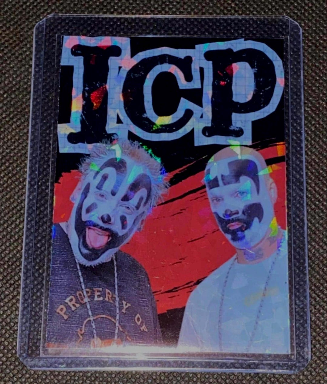Insane Clown Posse ICP Custom Refractor Poster Card Shaggy 2 Dope ...